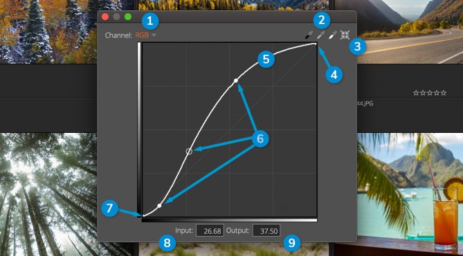 Tone Curve Panel User Guide - Exposure Software