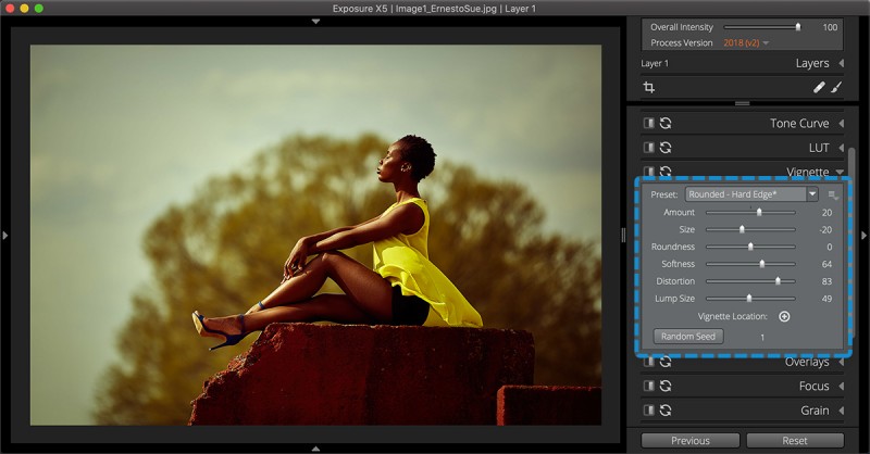Vignette User Guide - Exposure Software